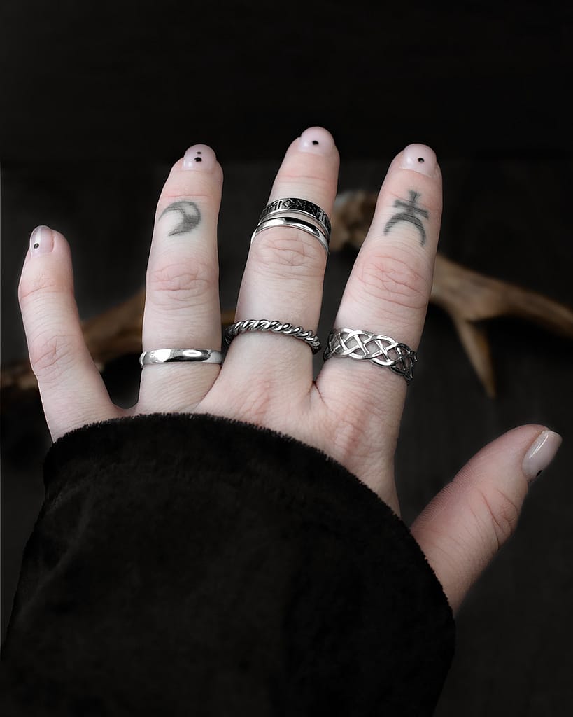 Hellaholics Occult Rings & Gothic Rings for women