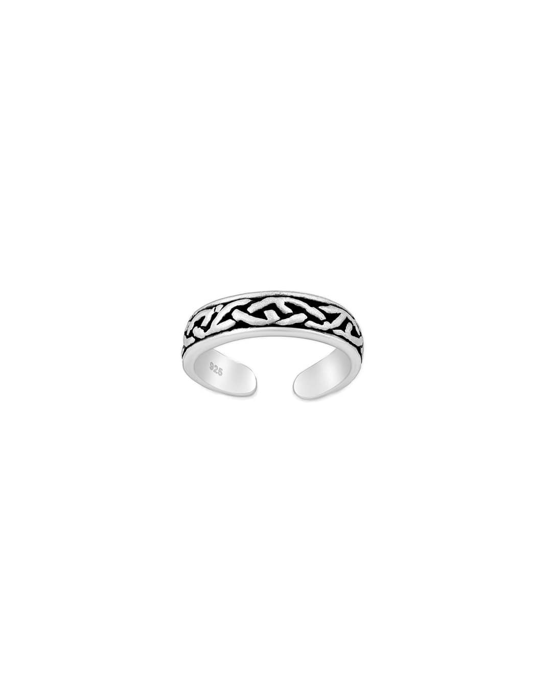 Valkyr Midi Viking Silver Ring